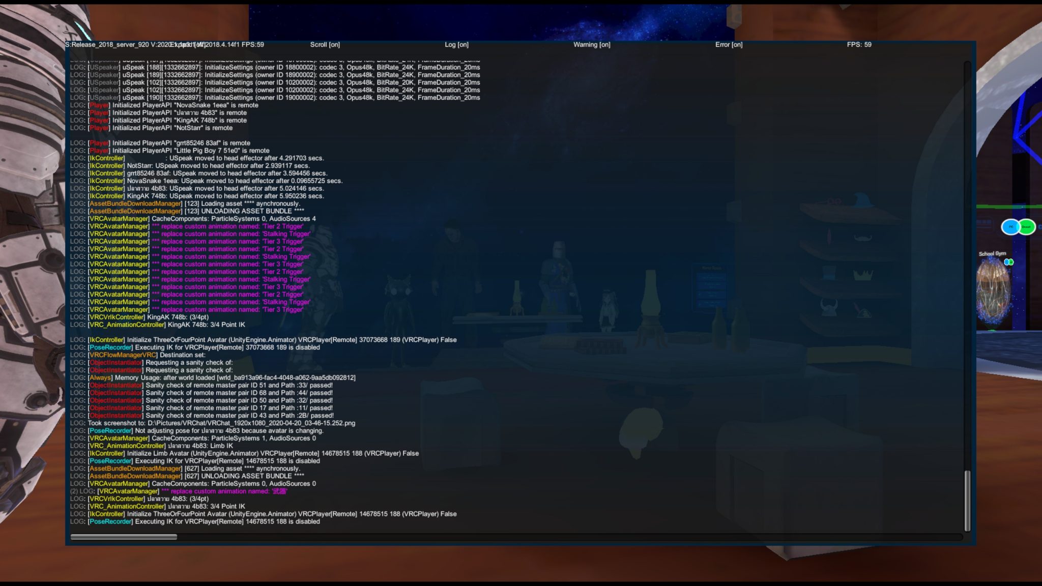 How to enable debug options in VRChat – Steam Solo